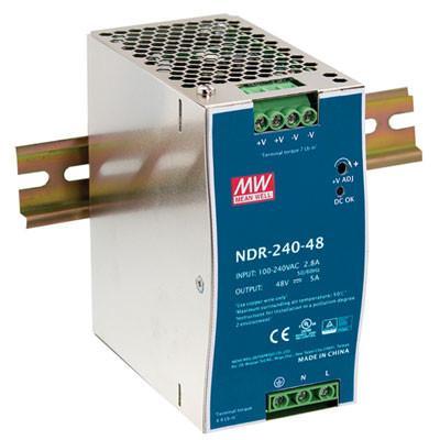 NDR-240-24 MEAN WELL | POWER SUPPLY – MEANWELL POWER